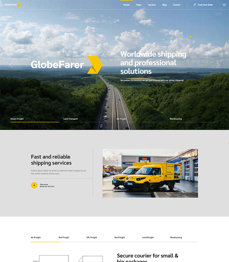 Landing – Tron Logistics